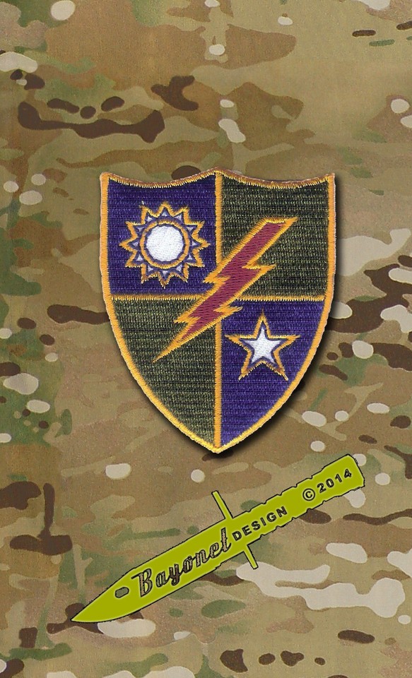 75th Infantry Regiment Hook & Loop embroidered DUI - US Army Ranger ...