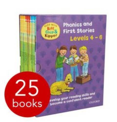 Read With Biff, Chip and Kipper (Levels 4-6) - 25 Books Box Set Oxford ...