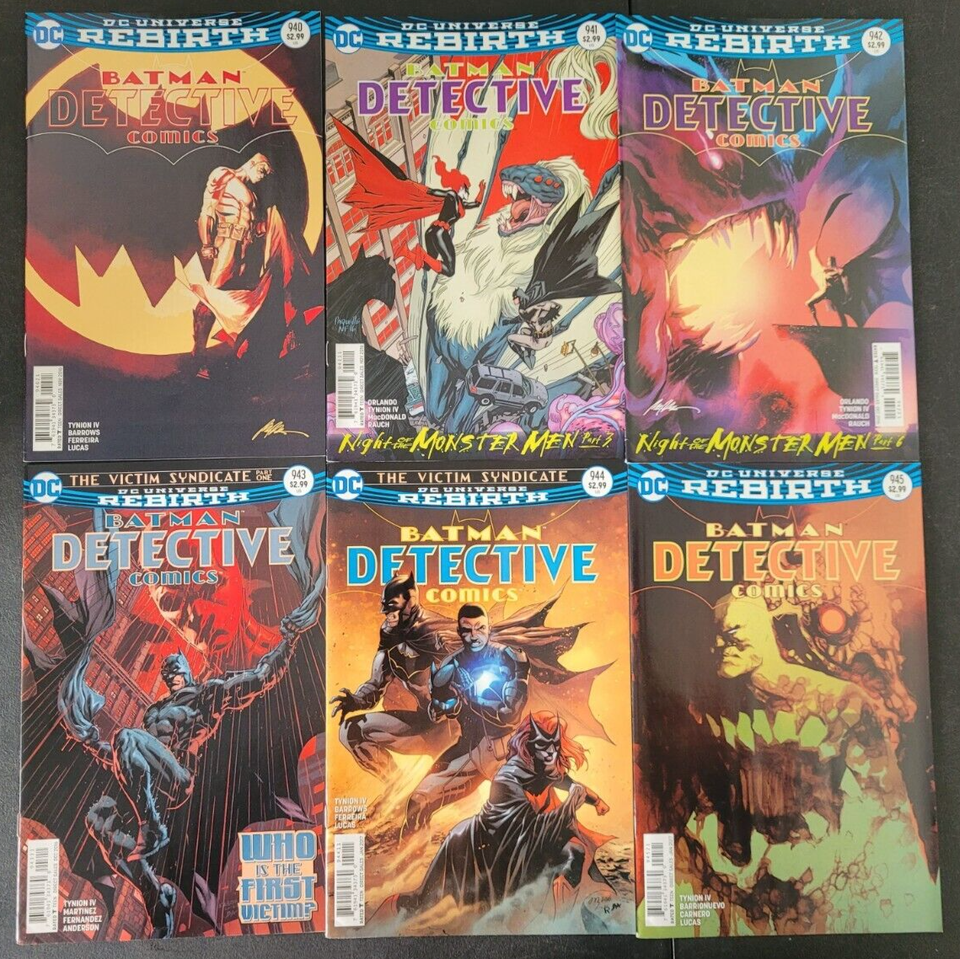 DETECTIVE COMICS #934-955 (2016) DC UNIVERSE REBIRTH BATMAN! FULL RUN ...