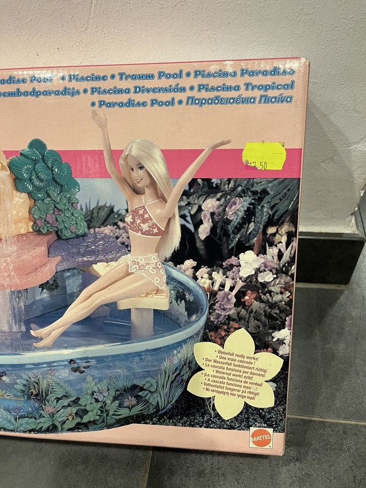 Barbie Paradise Pool Piscina Nrfb Mattel 2002 | eBay