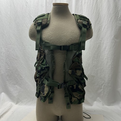USGI Enhanced LBV-88 Military Tactical Load Bearing ALICE Vest Woodland ...