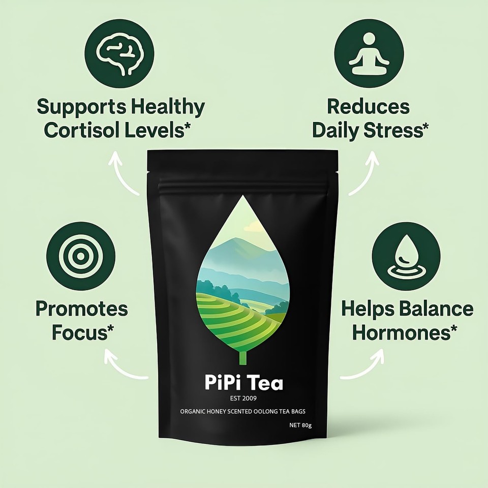 PiPi Tea Organic Oolong Bags – Whole Leaf, 20 (4g Each) 20 | eBay