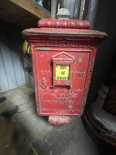 Antique Fire Department Police Call Box | eBay