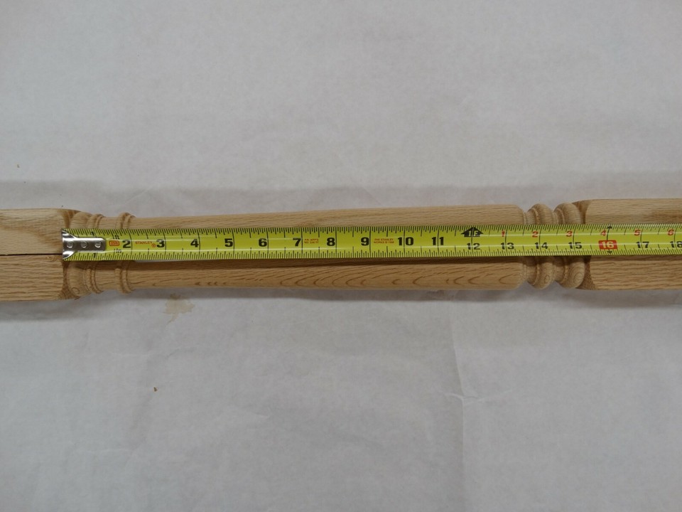 2 New 38" Red Oak Stair Spindles Balusters.. Table or Project . Wood ...
