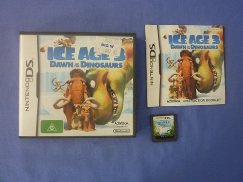 Ice Age 3 Dawn of The Dinosaurs Nintendo DS Complete Includes Manual ...
