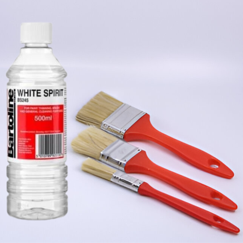 2x Bartoline White Spirit Oil Paint Thinner Brush Cleaner General ...