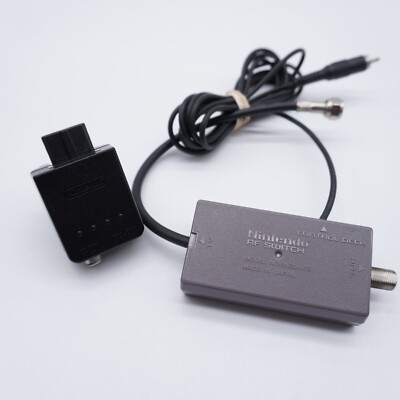 GENUINE OEM NINTENDO RF SWITCH NES-003 + RF MODULATOR NUS-003 N64 SNES ...