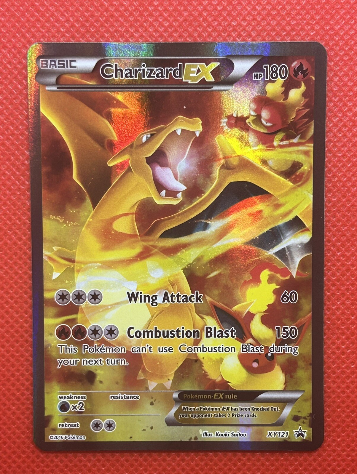 Charizard EX XY121 Black Star Promo Holo Full Art Pokemon Card | eBay