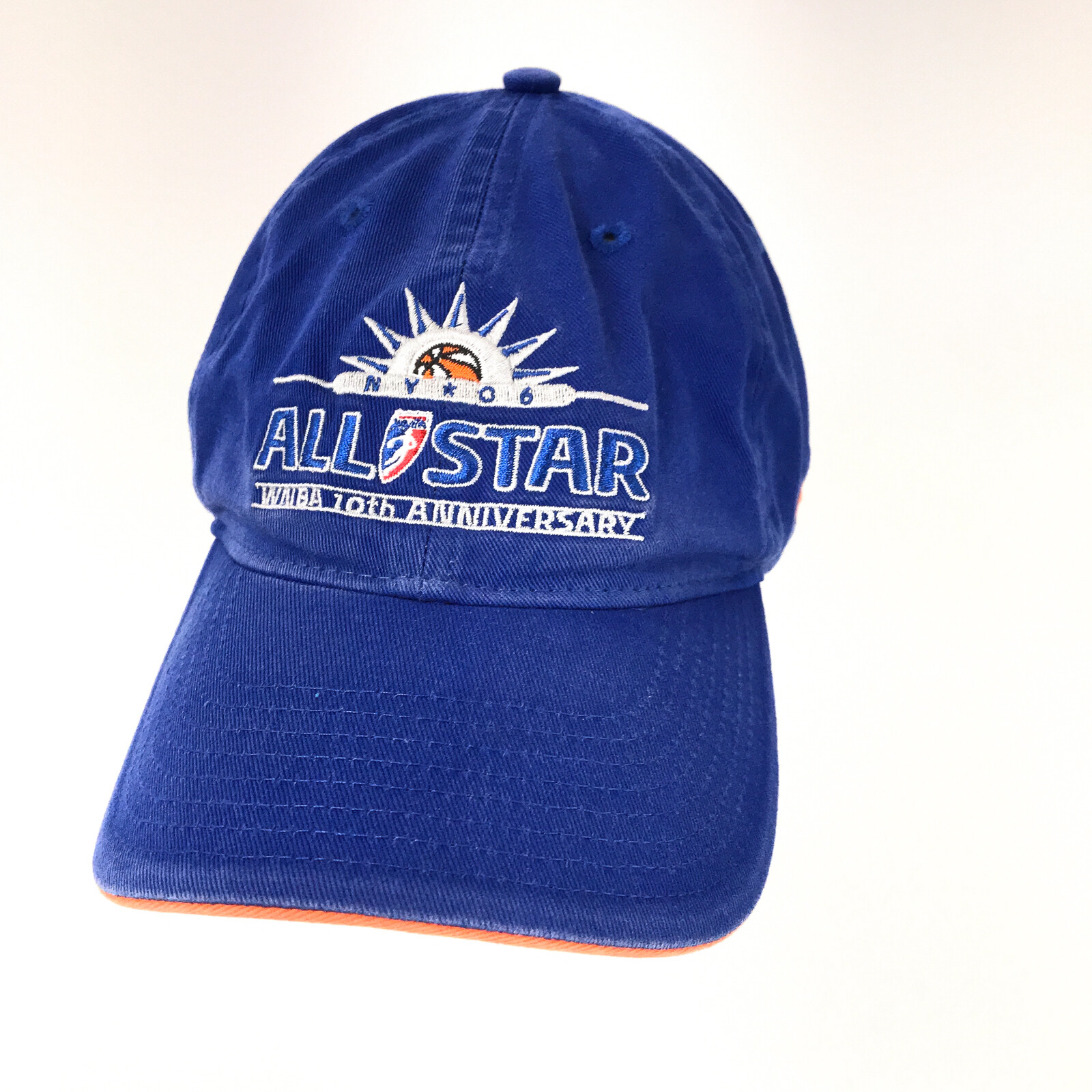 WNBA All Star NY 2006 10th Anniversary hat blue cotto… - Gem