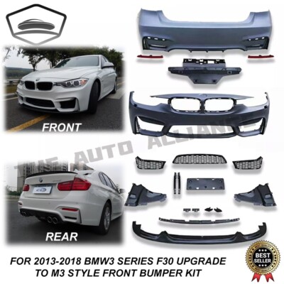 Fit fr 2013-2018 BMW 3 Series F30 330I 320I Facelift To M3 Style Bumper ...