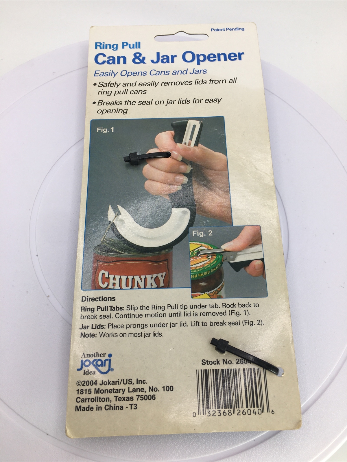 JOKARI Ring Pull Can & Jar Opener Elderly Senior Assist Non Slip Grip ...
