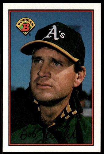 1989 Bowman Baseball Card Bob Welch Oakland Athletics #186 | eBay