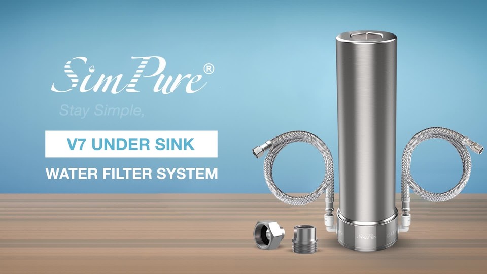 SimPure V7 5 Stage Under Sink Water Filter System Purifier 20K Gallons+ ...