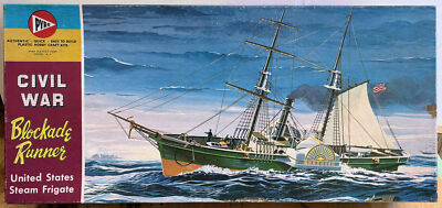 PYRO CIVIL WAR BLOCKADE RUNNER UNITED STATES STEAM FRIGATE EMPTY BOX ...