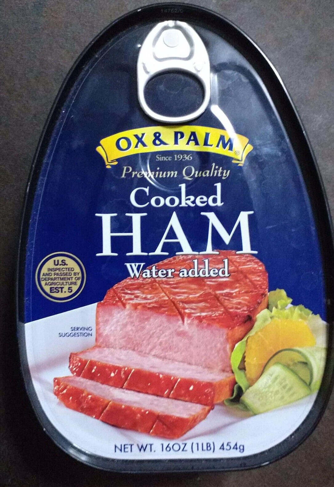 Ox & Palm Cooked Ham Premium Quality 4 cans of 454g Free Shipping- USA ...