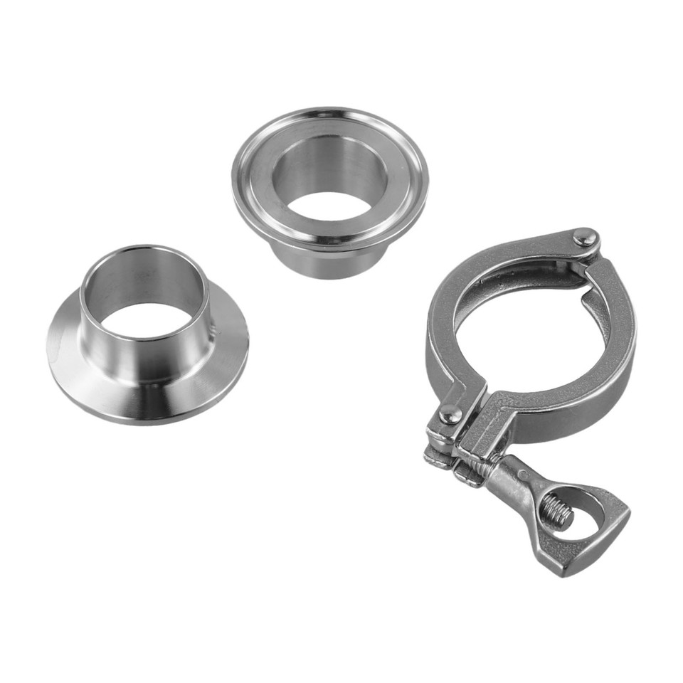 Sustainable SS304 Sanitary Pipe Connector Set with Tri Clamps and Seals ...