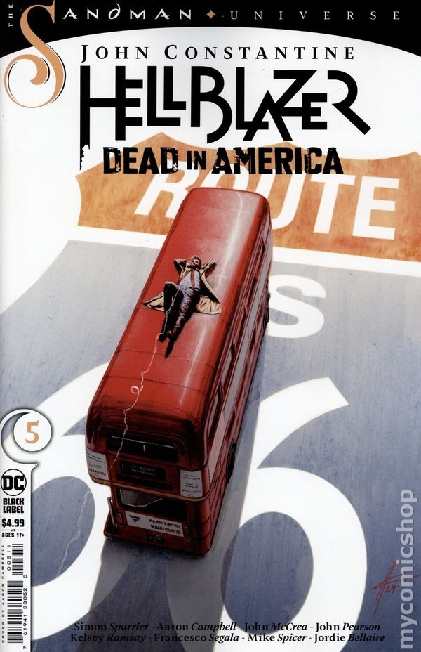John Constantine Hellblazer Dead in America #5A VF 2024 Stock Image | eBay