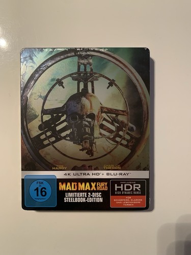 Mad Max: Fury Road 4K UHD + Blu-ray Steelbook – Neu & OVP – Lim. 2-Disc ...