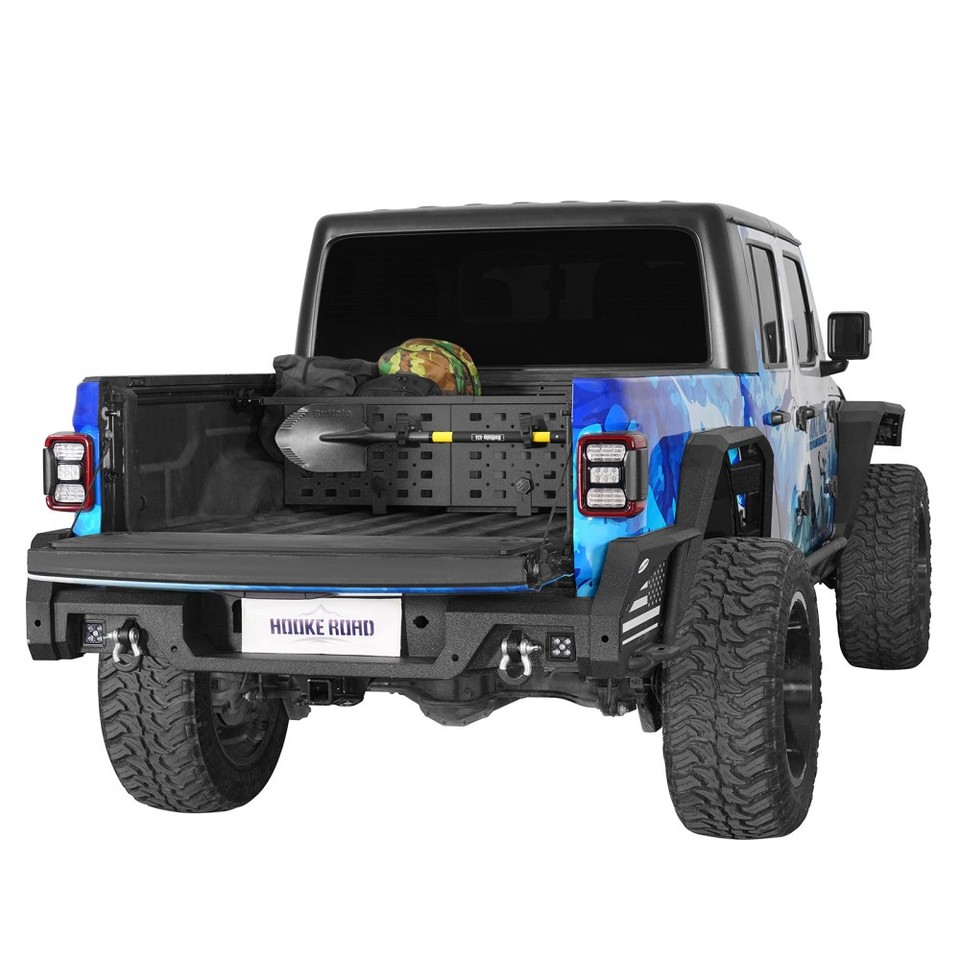 Front Bed Molle Panel Truck Bed Molle Panel Head Fit Jeep Gladiator JT ...