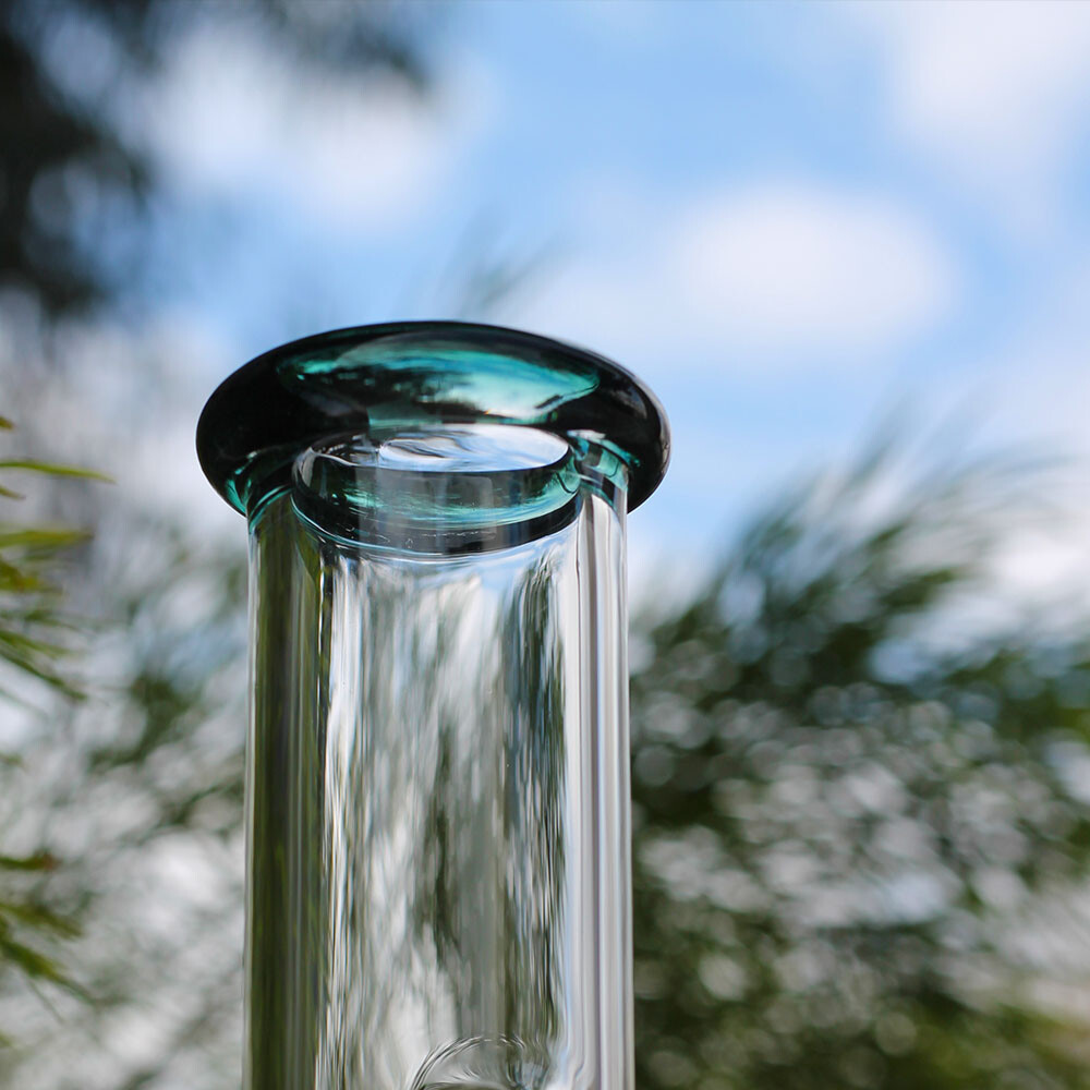 Super Thick 12 INCH Bong Matrix Water Pipe Clear Glass 15mm Beaker ...
