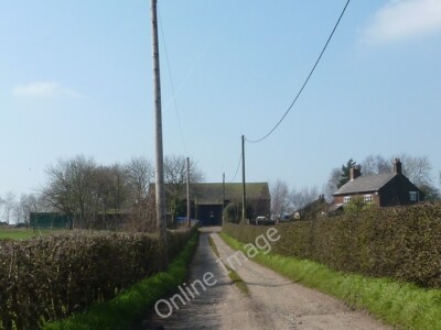 Photo 6x4 Road to Blind Foot Farm Moss Side/SJ4497 c2011 | eBay UK