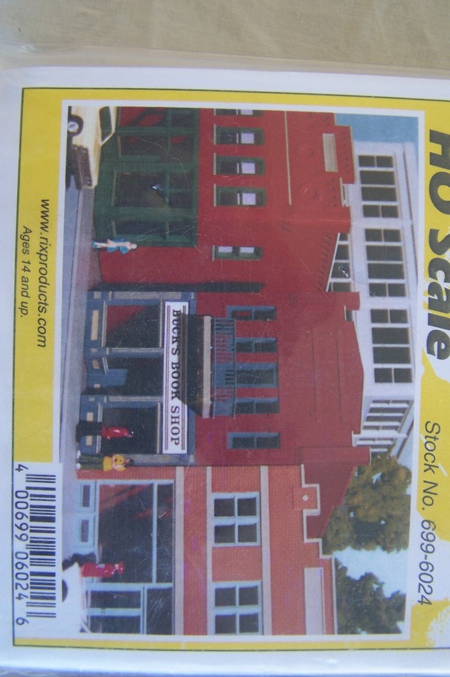 TWO Rix Products Smalltown USA HO Scale Building Kits DIME STORE BOOK ...