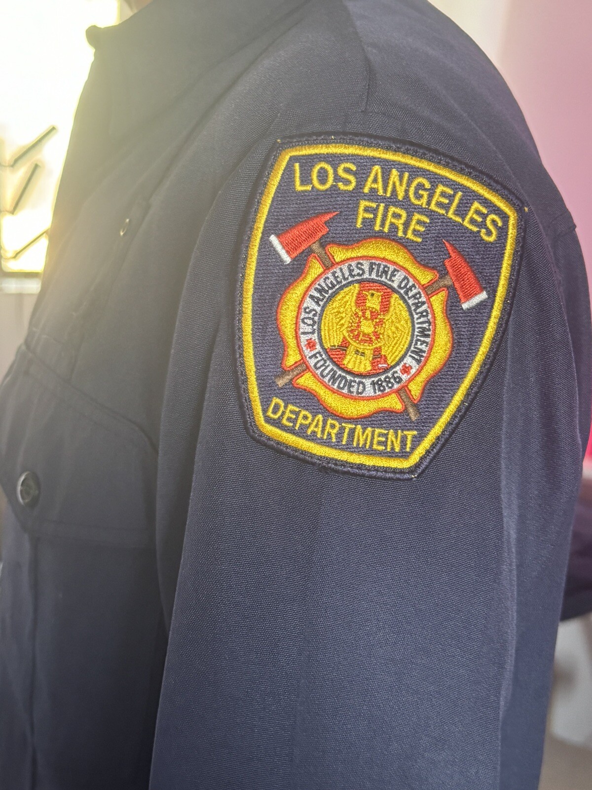 Fireman Uniform LAPD Men’s’ Halloween Costume - Gem