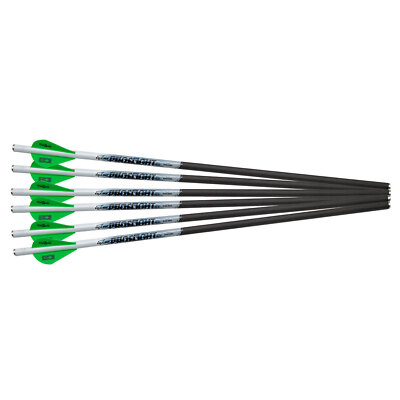 EXCALIBUR ProFlight 2" Blazer Vane Crossbow Carbon Arrows 6 Pack - 16.5 ...