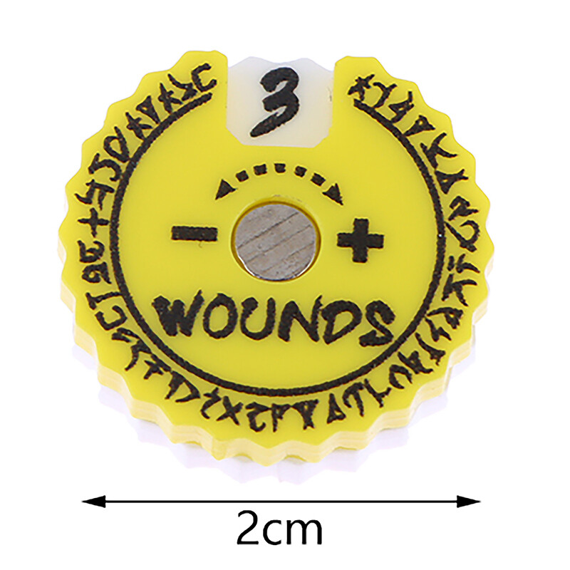 Small Size Counter 20MM Health Damage Wounds Tracker 1PC 0-9 Life ...