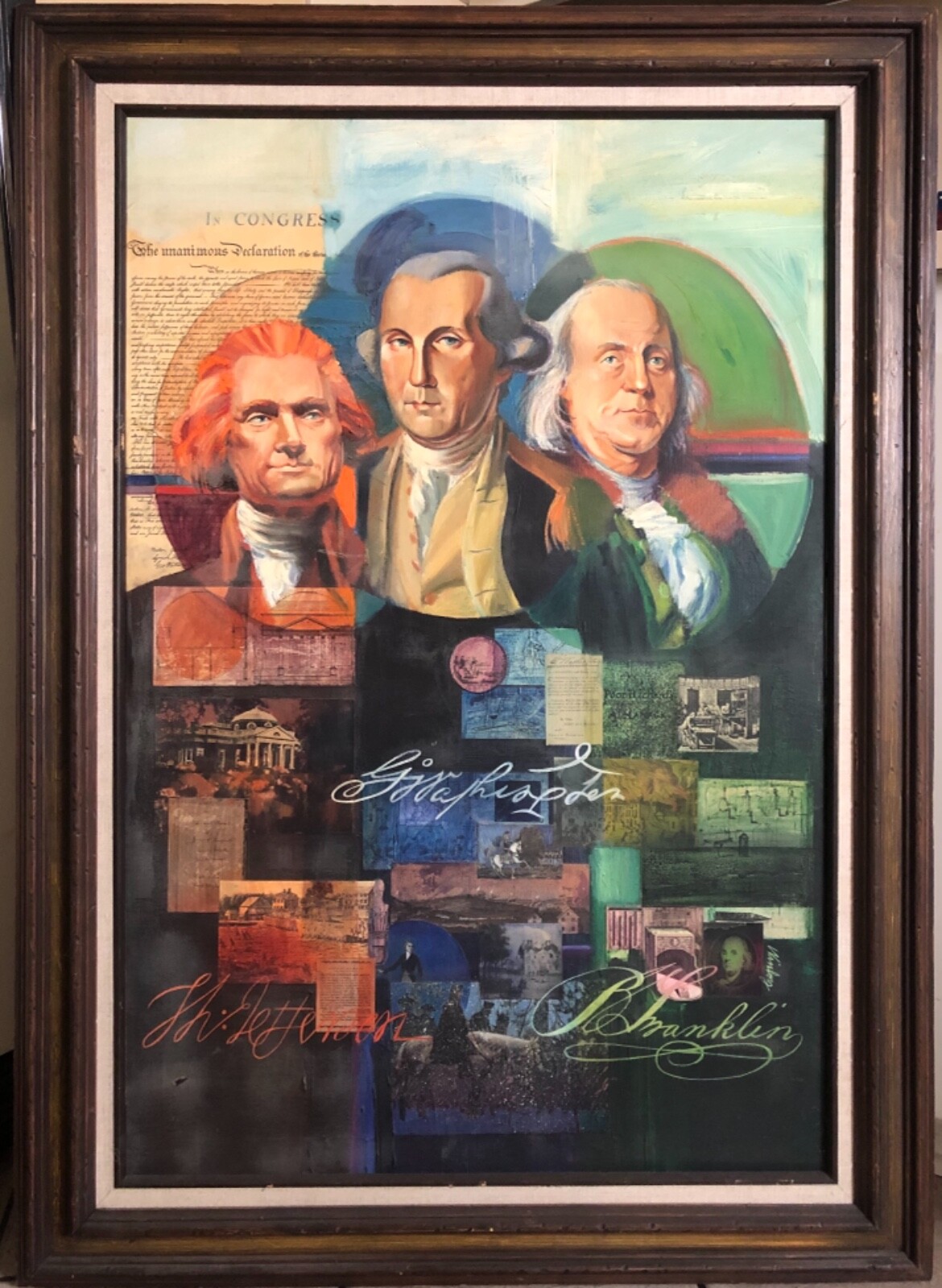 Idaho/Utah Artist Larry Winborg group of three original mixed media ...