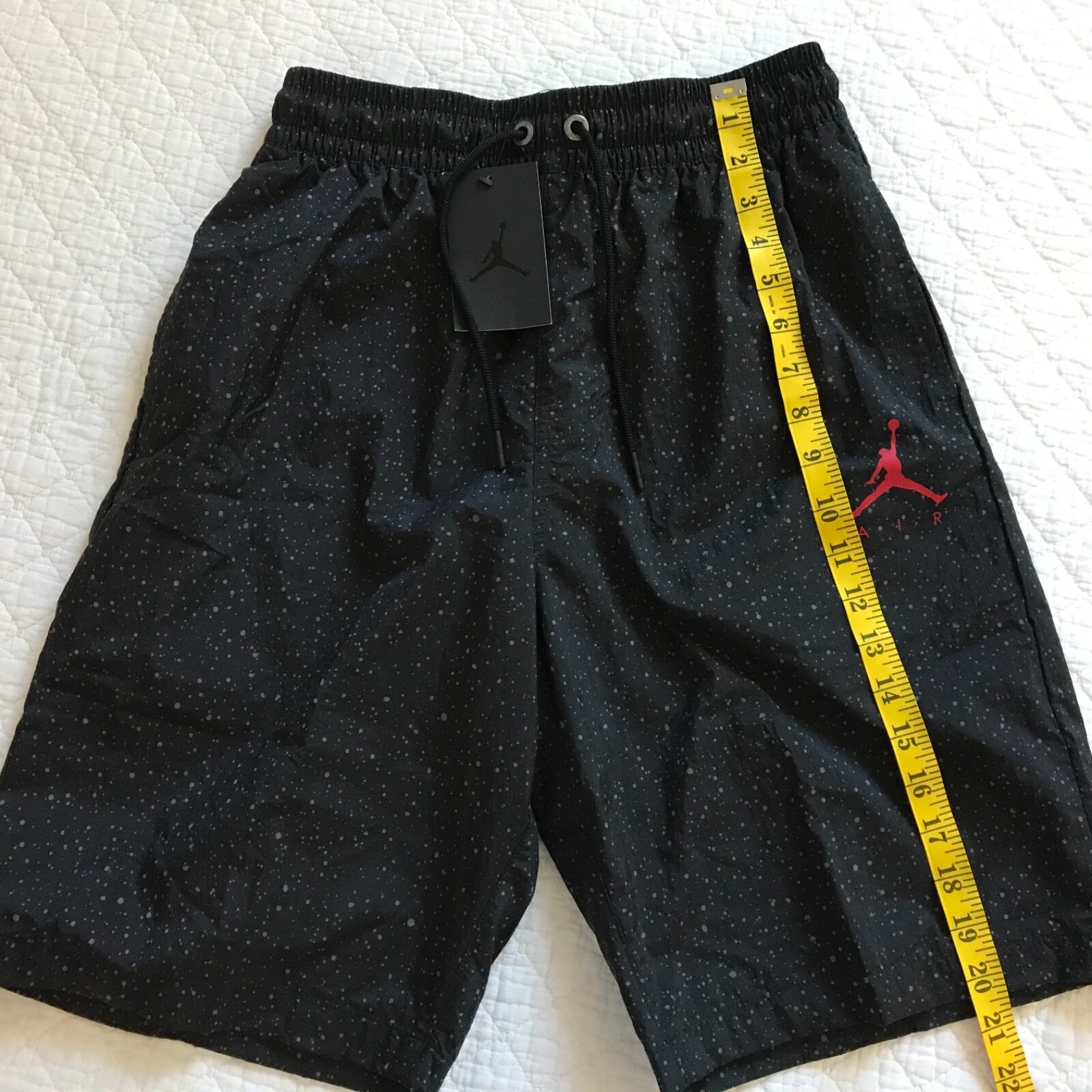 Nike Air Jordan Pool Side Training Swimming Shorts Men’s SZ S Black ...