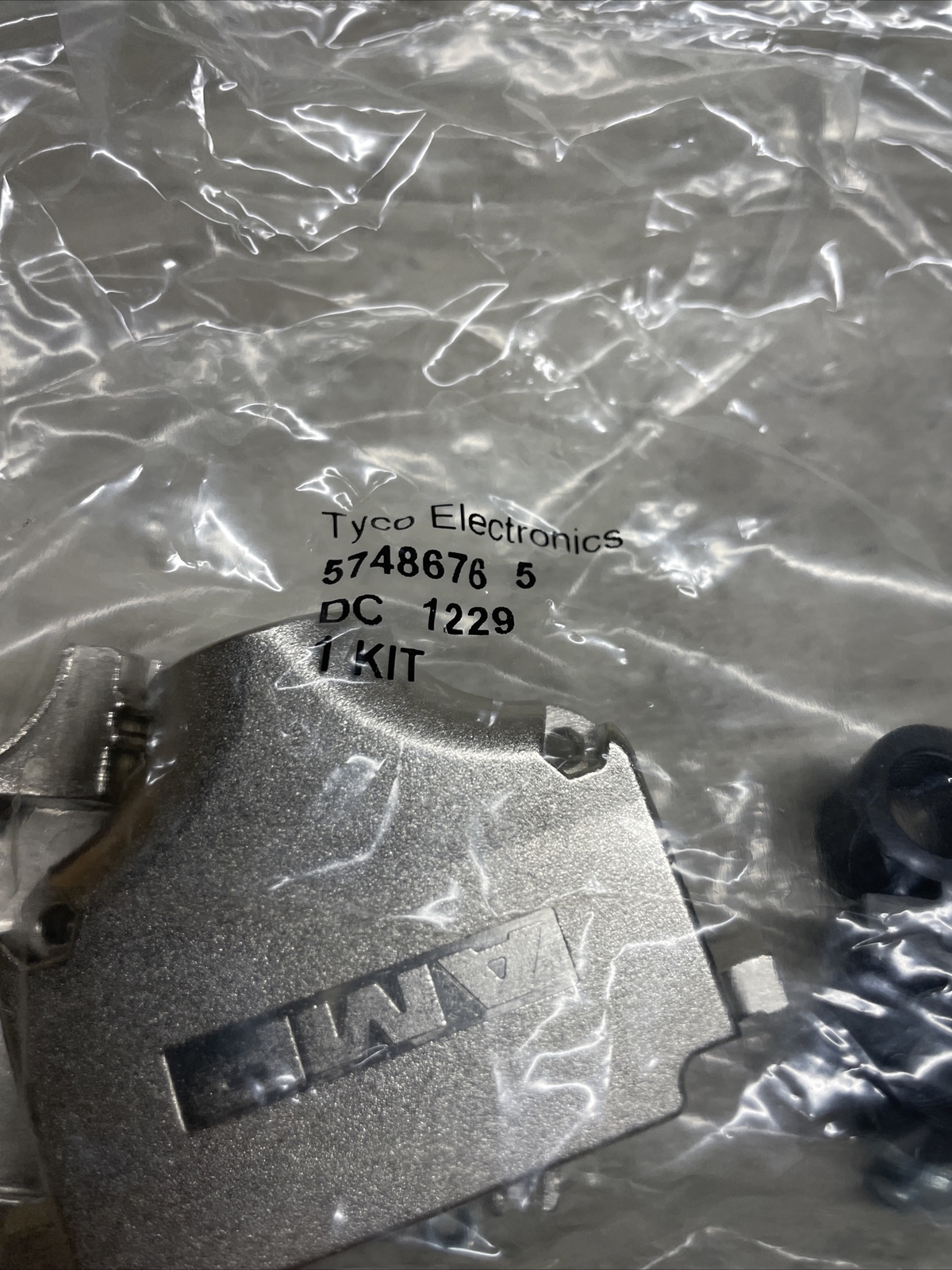 Tyco AMP 5748676-5 50 Position Two Piece Backshell Connector, Silver ...