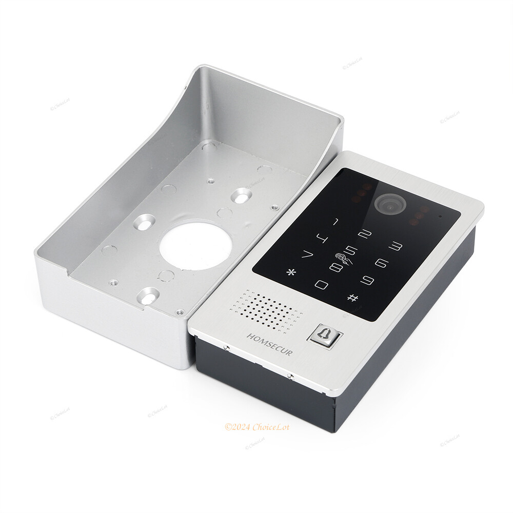 4 Wire Video Door Entry Phone Call System 1.3MP Silver Camera for Home ...