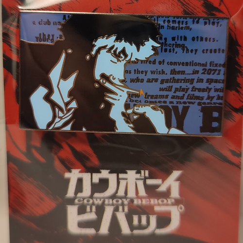 Cowboy Bebop Blue Cigarette Spike Enamel Pin Official Collectible Anime ...