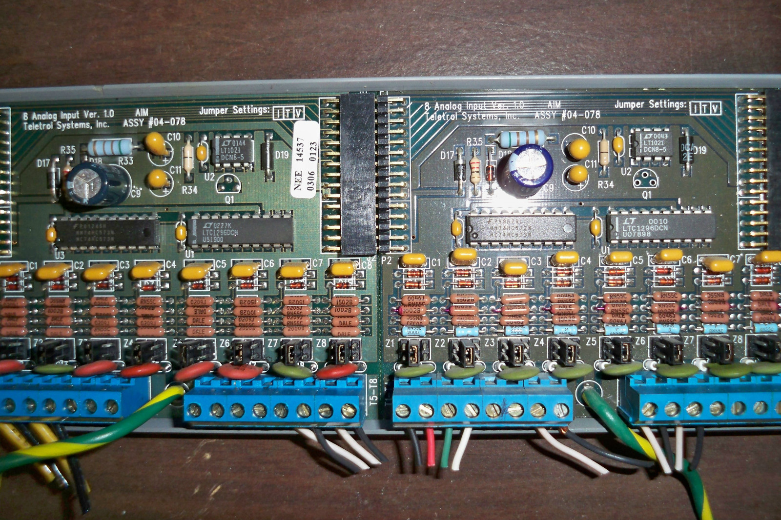 TELETROL SYSTEMS INC. 04-078 8 ANALOG INPUT VERSION 1.0 Used | eBay