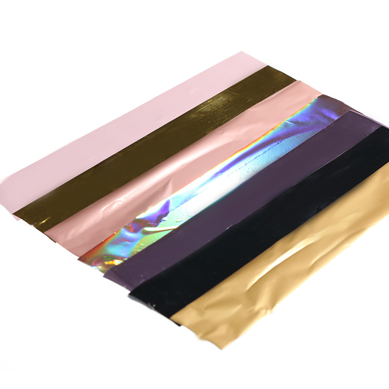 7 Colors / Kit Nail Foils Holographics Sky Iridescent Paper Nail Art ...