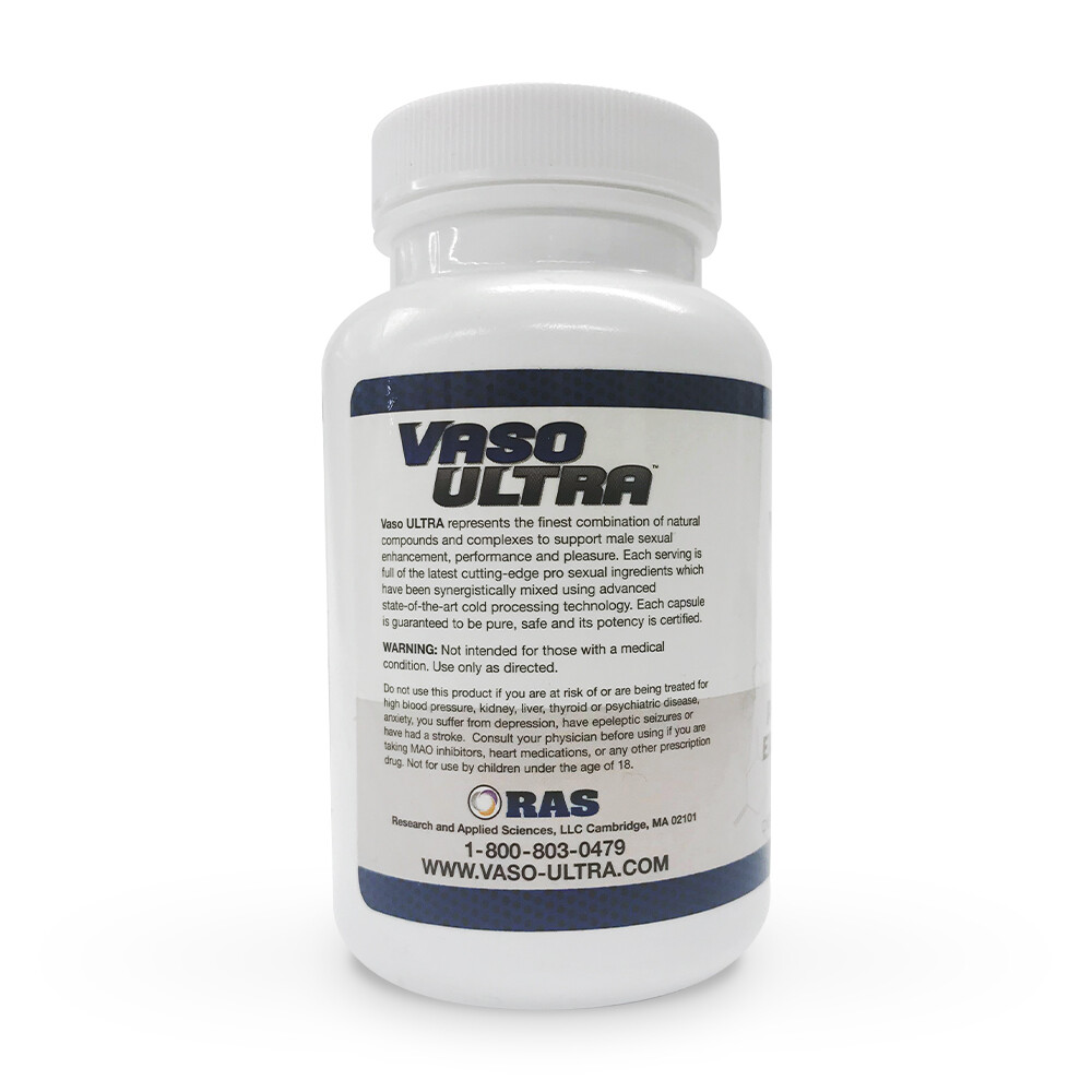 VASO ULTRA MALE ENHANCEMENT SUPPLEMENT 100% AUTHENTIC 7 BOTTLES | eBay