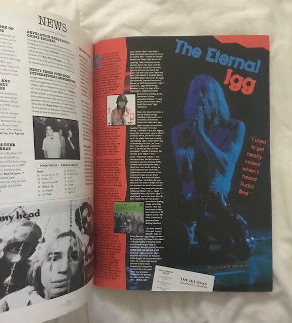 CMJ MAGAZINE - IGGY POP - March 18,1996 COLLEGE MUSIC | eBay