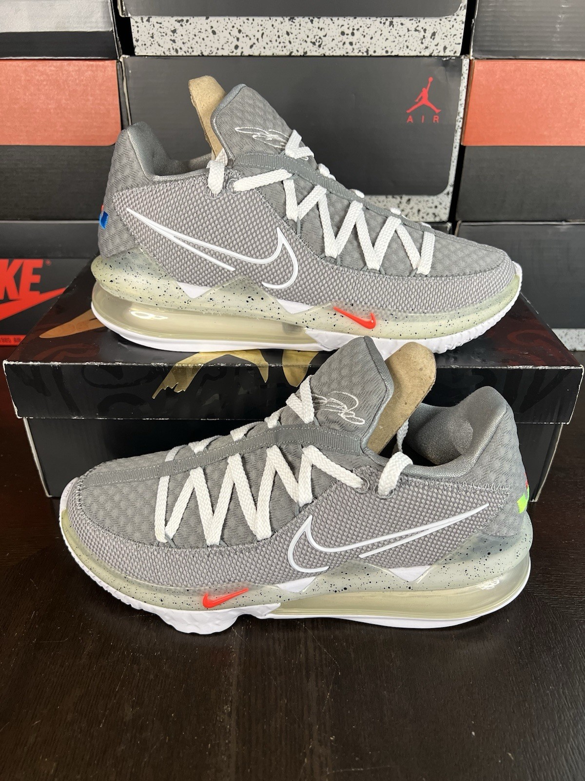 Nike LeBron 17 Low 'Particle Grey' CD5007-004 Men's Size 8.5 NEW | eBay
