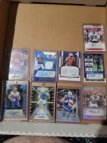 Lot Of 9 Autograph NFL Cards | eBay