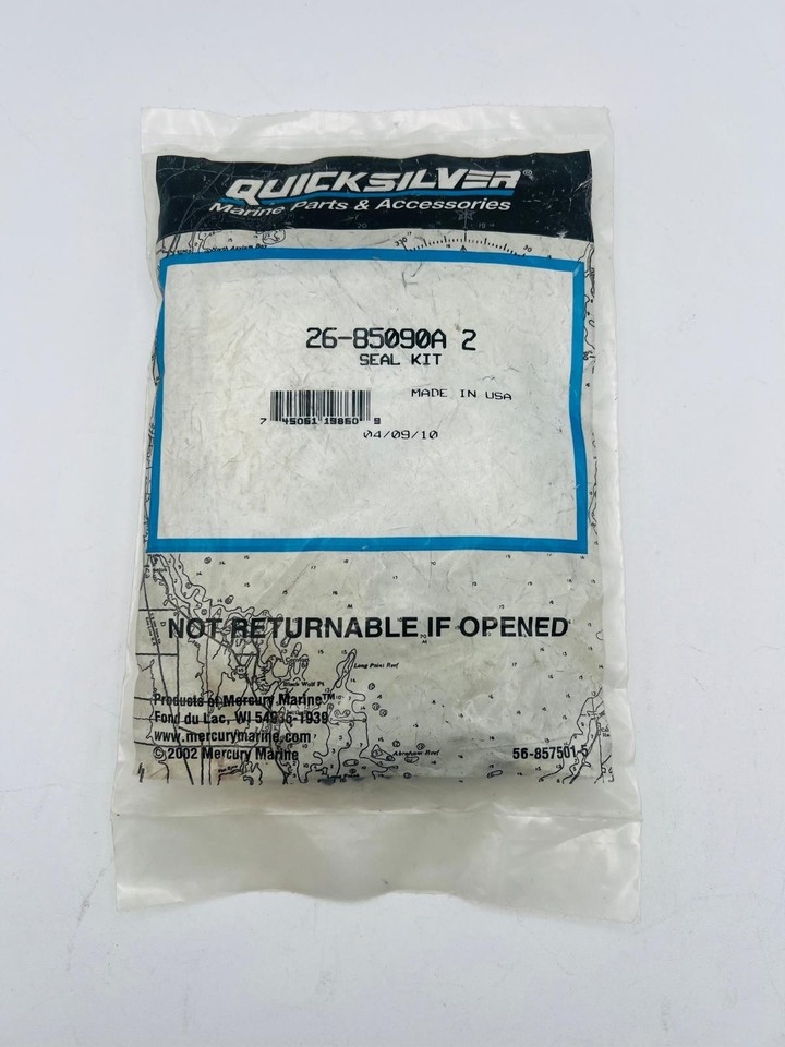 Mercury OEM 26-85090A2 Gearcase Seal Kit 8-25HP Outboard Motor SEE ...