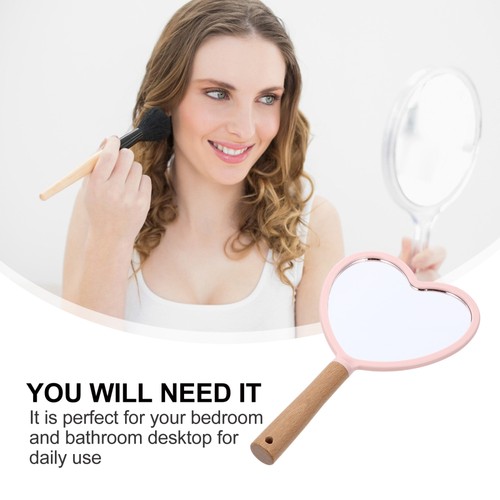 Portable Vanity Heart-shaped Handheld Mirrors Makeup | eBay Australia