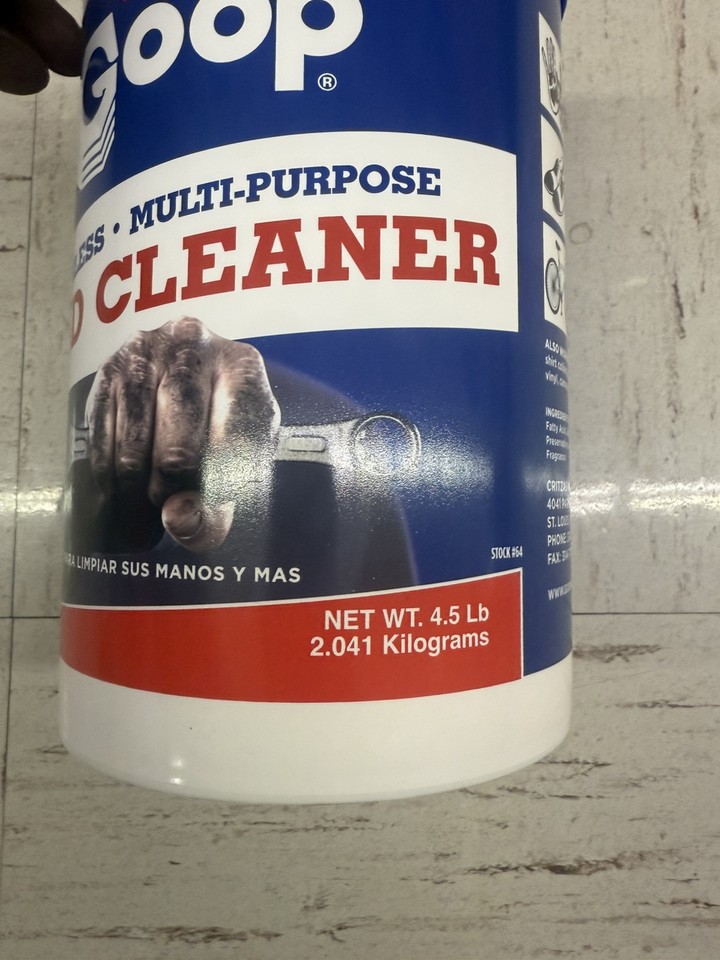Goop Multi-Purpose Hand Cleaner - 4.5 lb | eBay
