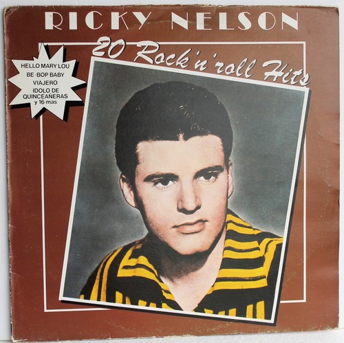 Rick Ricky Nelson International Album 20 Rock 'n' Roll Hits Spain ...