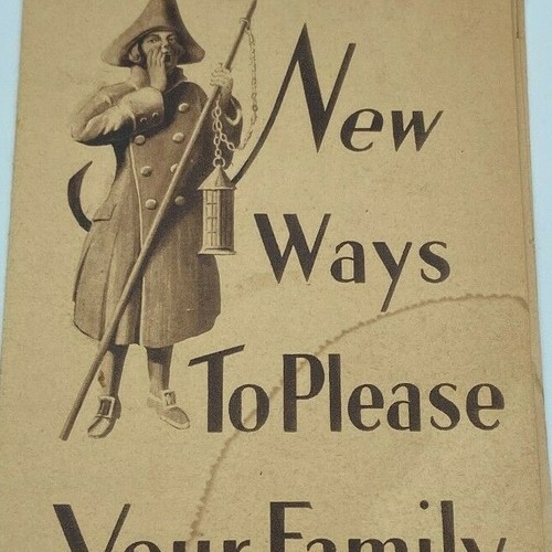 c.1930s Town Crier Flour Pamphlet Booklet Recipes Midland Milling Co | eBay