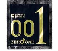 OKAMOTO ZERO ONE Condoms 0.01mm 3pcs x 3box Polyurethane Condom ...
