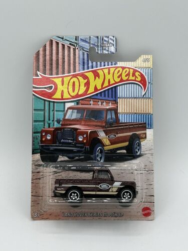 Hot Wheels Land Rover Series 3 Pickup Truck Series 4/5 Red 2021 Mattel ...
