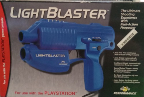 Performance Blue Light Blaster / Light Gun for Playstation (PS1, P-1117 ...