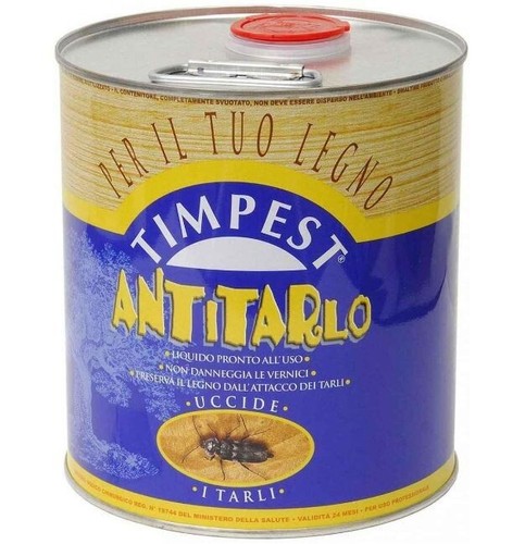 Antitarlo Timpest Liquido per Mobili Legno Tarli Tarme Lt.2,5 | eBay