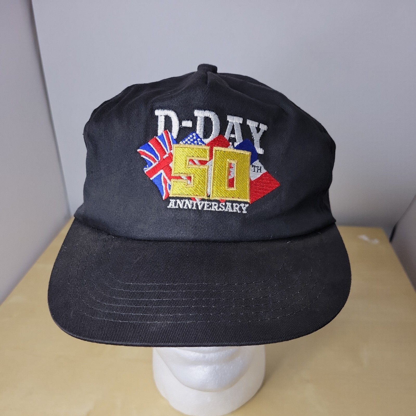 50th Anniversary D-Day Embroidered Snapback Hat - Gem